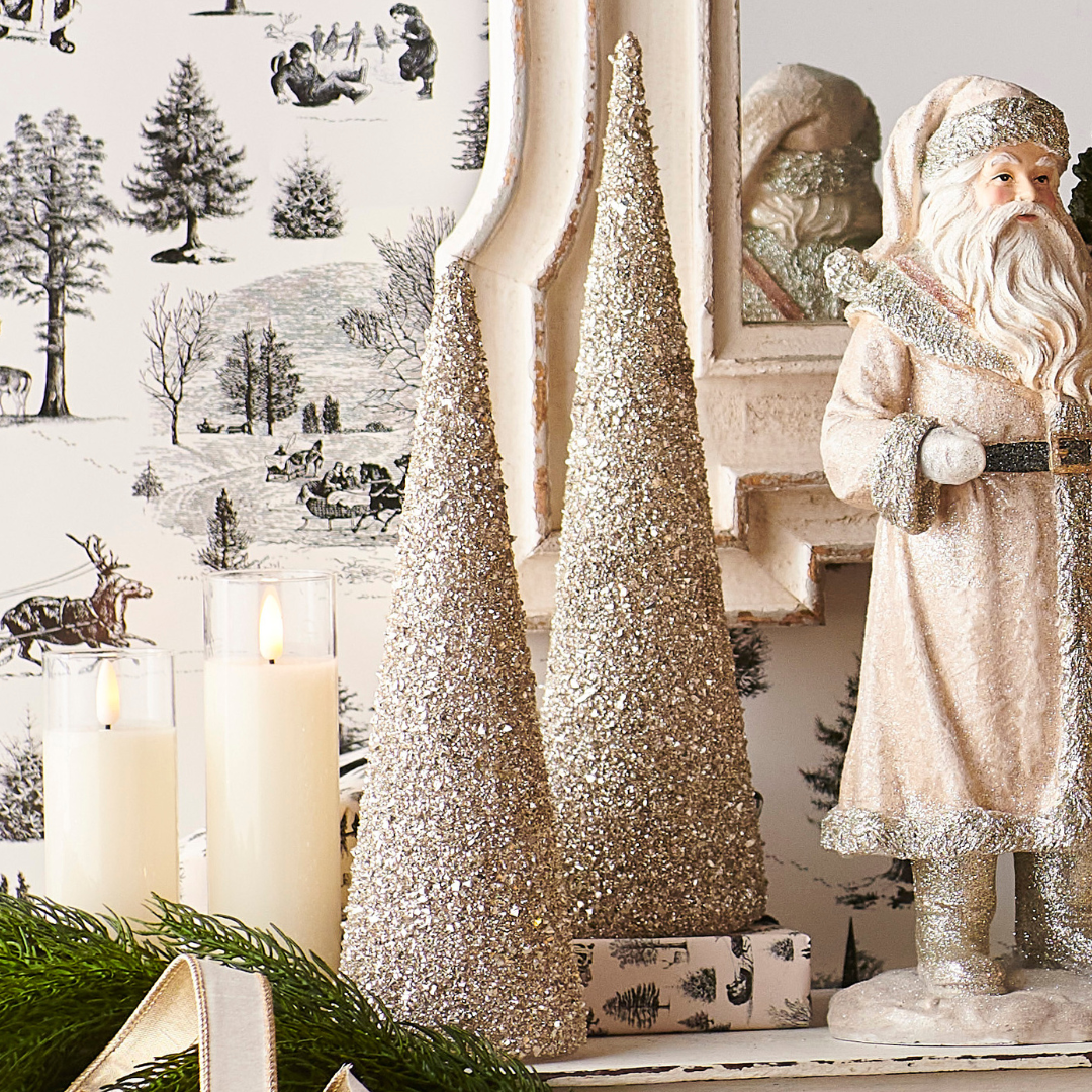 Silver Glitter Tree