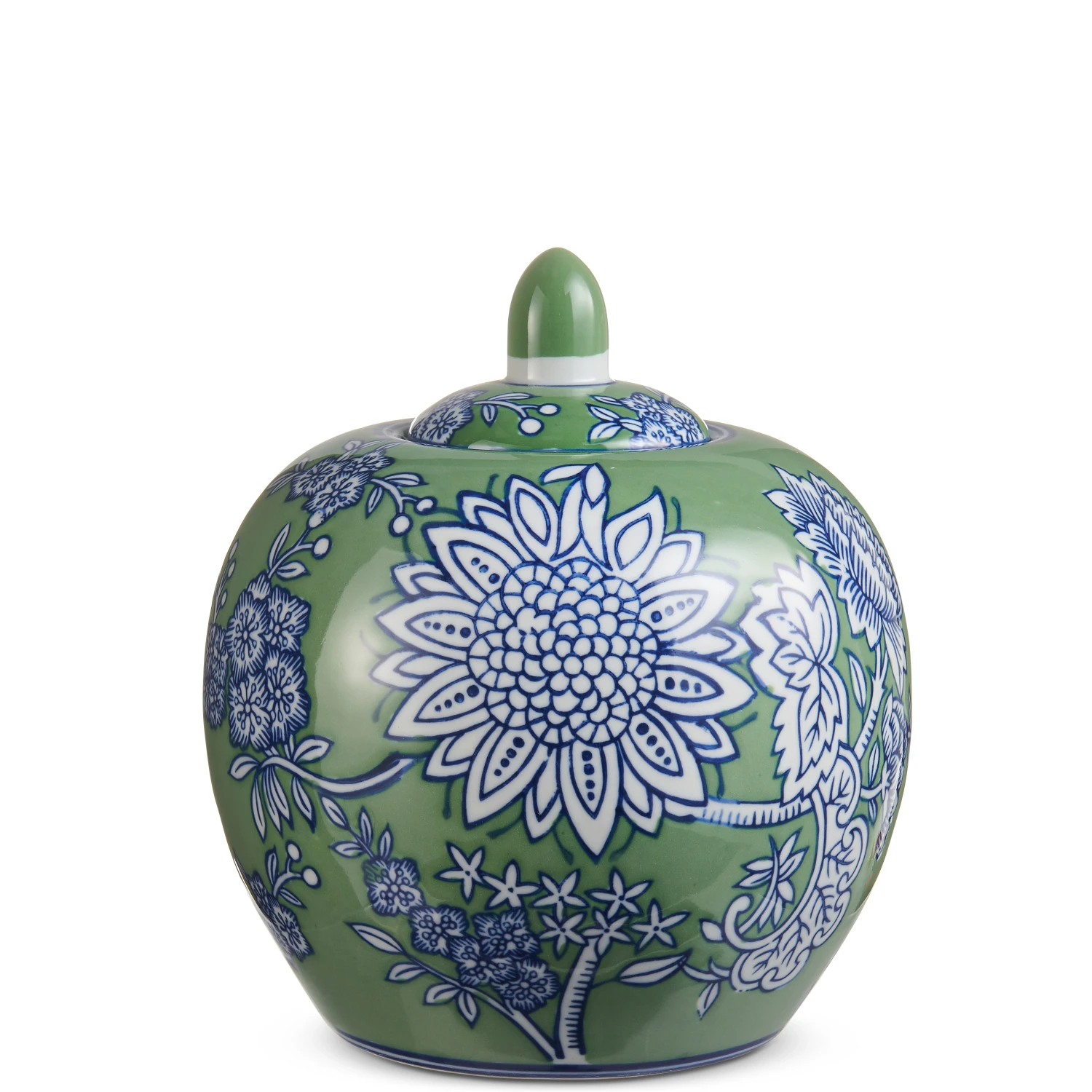 Raz 8.5", 9.5", or 17" Floral Pattern ginger Jar or Planter Spring Home ...