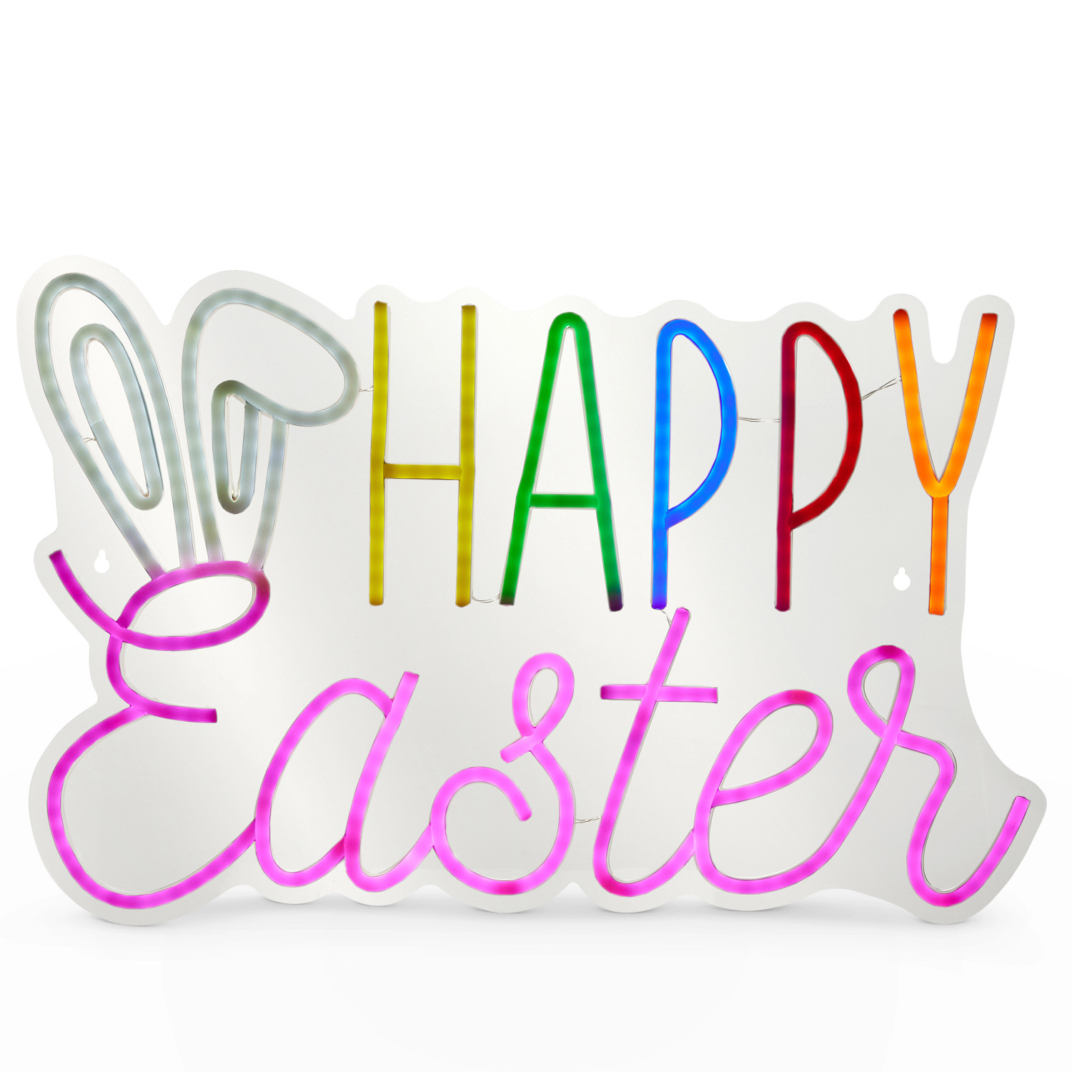 Raz 19.5" Happy Easter Neon Sign Wall Decoration | Raz Imports | Raz ...