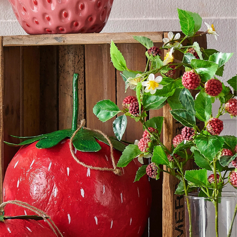 Raz 31" Red Berry Spray Spring Floral Decoration | Raz Imports | Raz ...