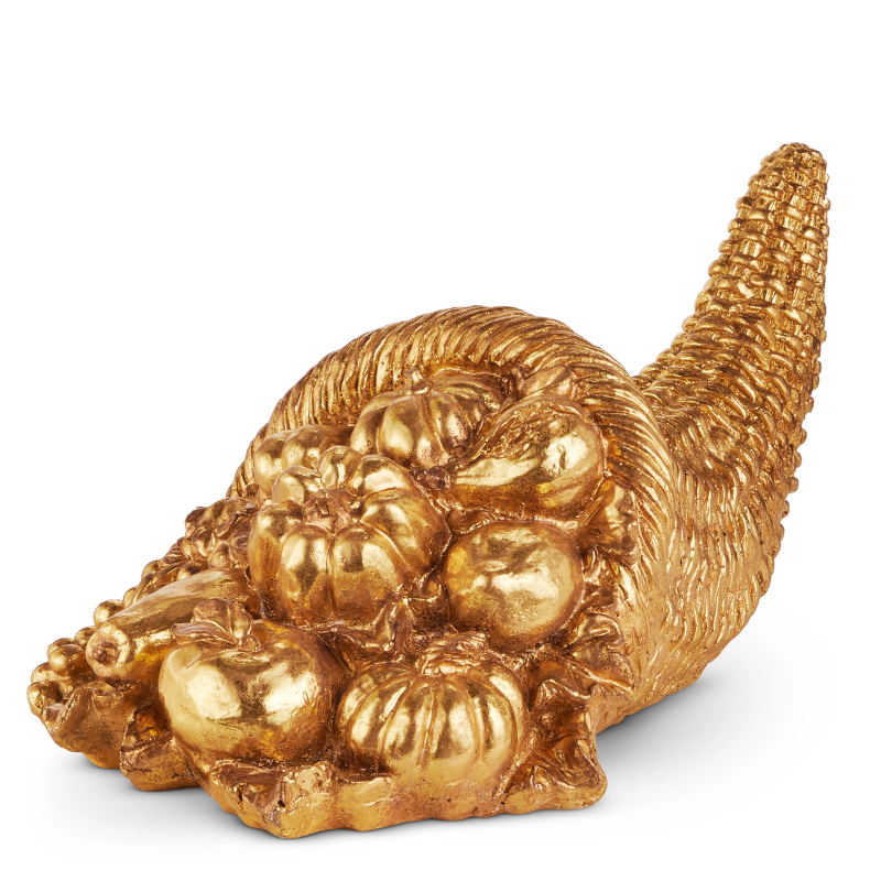Raz 17" Gold Cornucopia Fall Decoration | Raz Imports | Raz Fall Decor ...