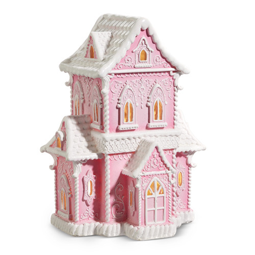 Raz 6" or 10" Lighted Gingerbread Town House Christmas | Raz Imports ...