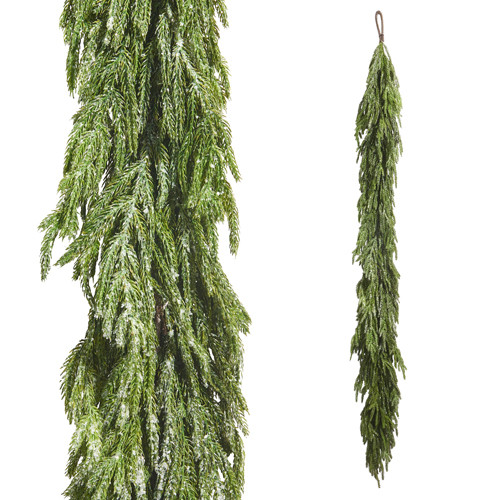 Raz 6' Real Feel Evergreen and Pine Christmas Garland | Raz Imports ...