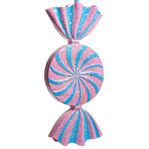 Raz Large 17", 21", or 25.5" Wrapped Candy Metal Christmas Ornament ...