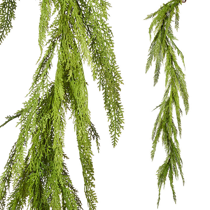 Raz 5.5' Real Feel Cedar Christmas Garland | Raz Imports | Raz ...