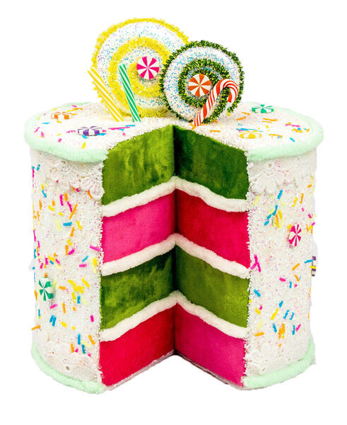 December Diamonds 17.5" Green Candy Hat Christmas Decoration | December ...
