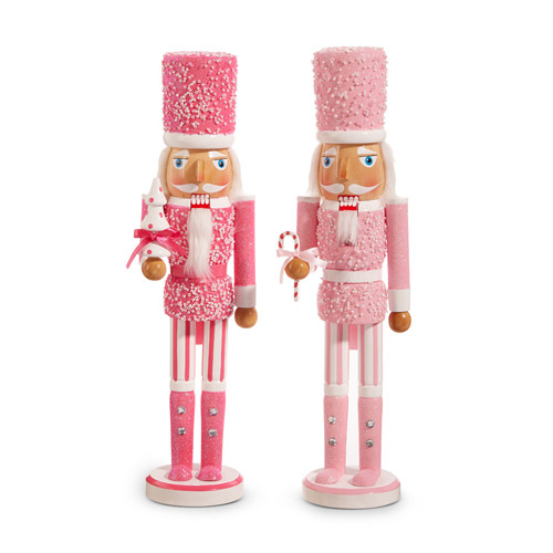 Raz 15.5" Brown and White Wooden Gingerbread Nutcracker Christmas ...