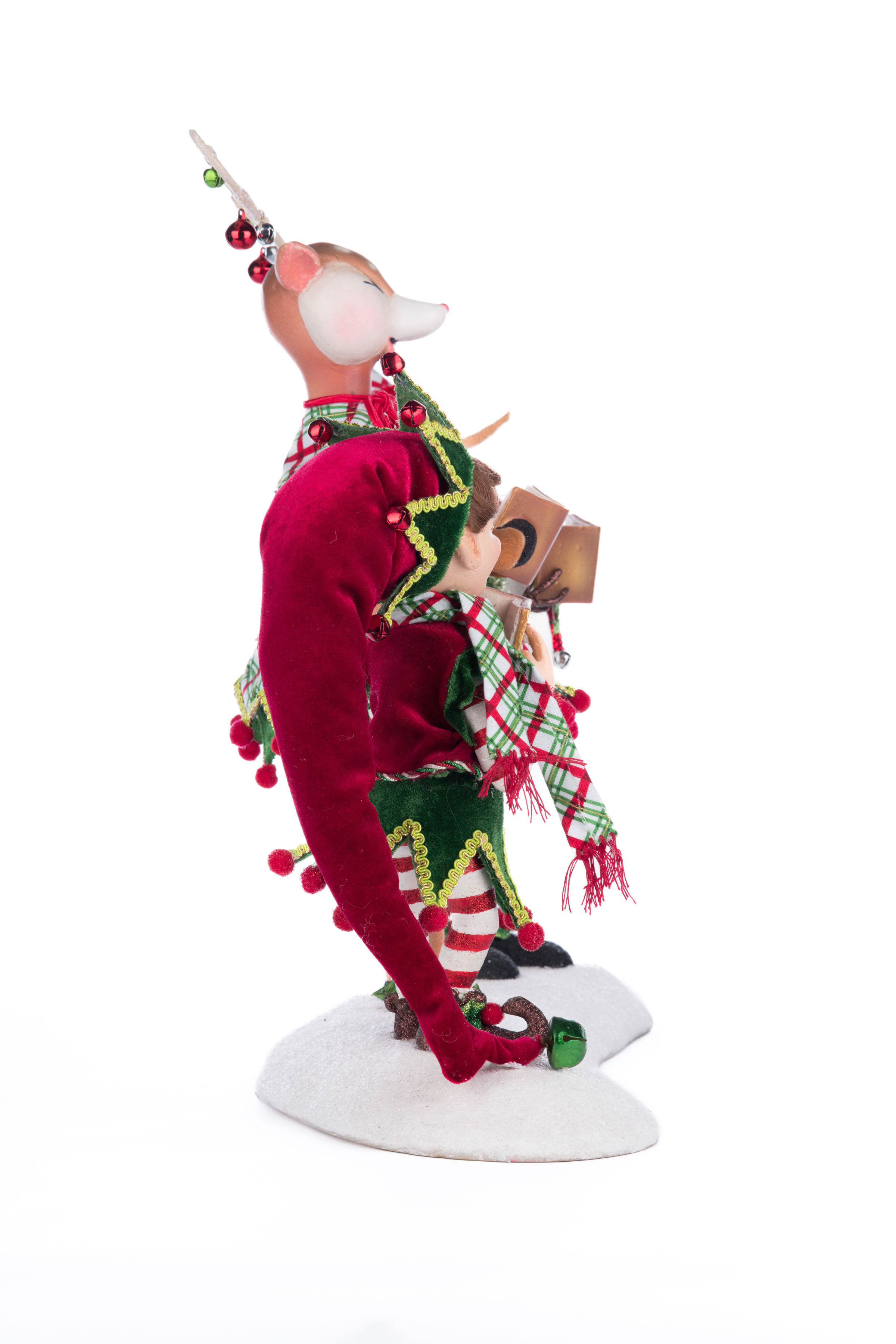 Katherine's Collection 18" Alfie, Deerdra, And Snowy Christmas Carolers ...