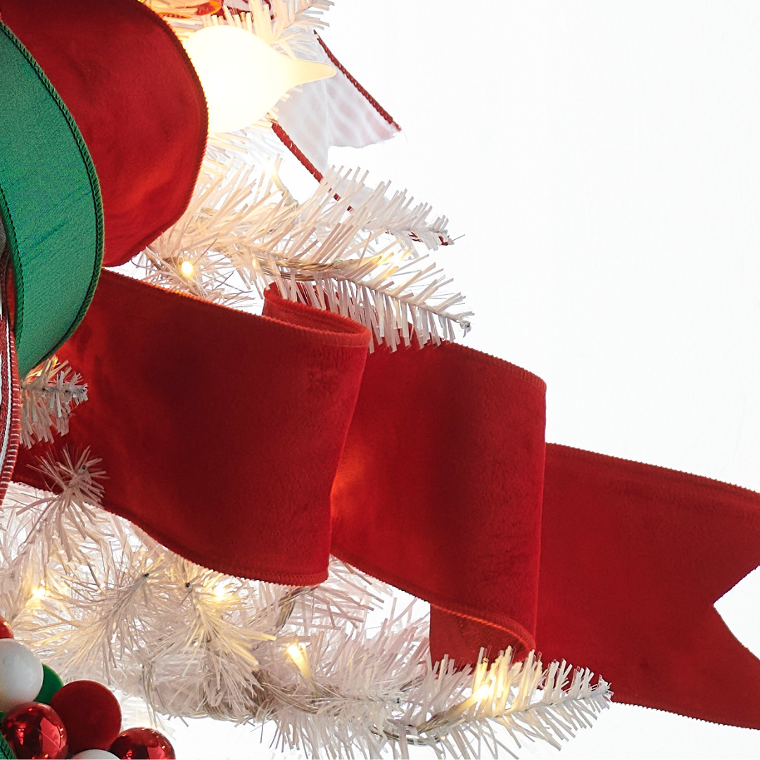 Raz 2.5" Green Wired Christmas Ribbon | Raz Import | Raz Christmas ...