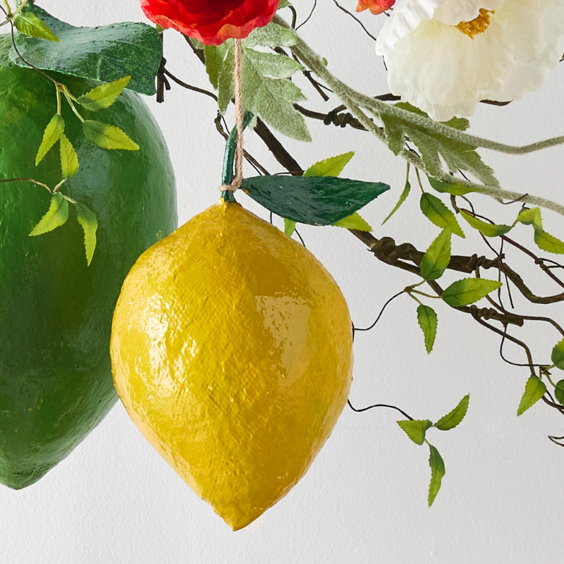 Raz 12" Paper Mache Orange Spring or Summer Decoration | Raz Imports ...