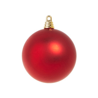 Raz 3", 4", 6", or 10" Large Red Matte Ball Christmas Ornaments | Raz ...