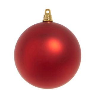 Raz 3", 4", 6", or 10" Large Red Matte Ball Christmas Ornaments | Raz ...