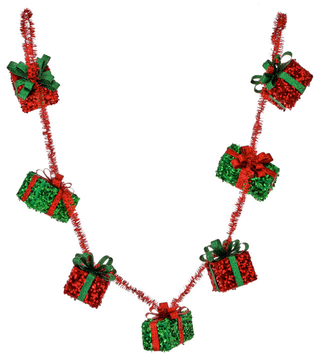 Regency 6' LED Lighted Silverado Silver Tinsel Christmas Garland ...