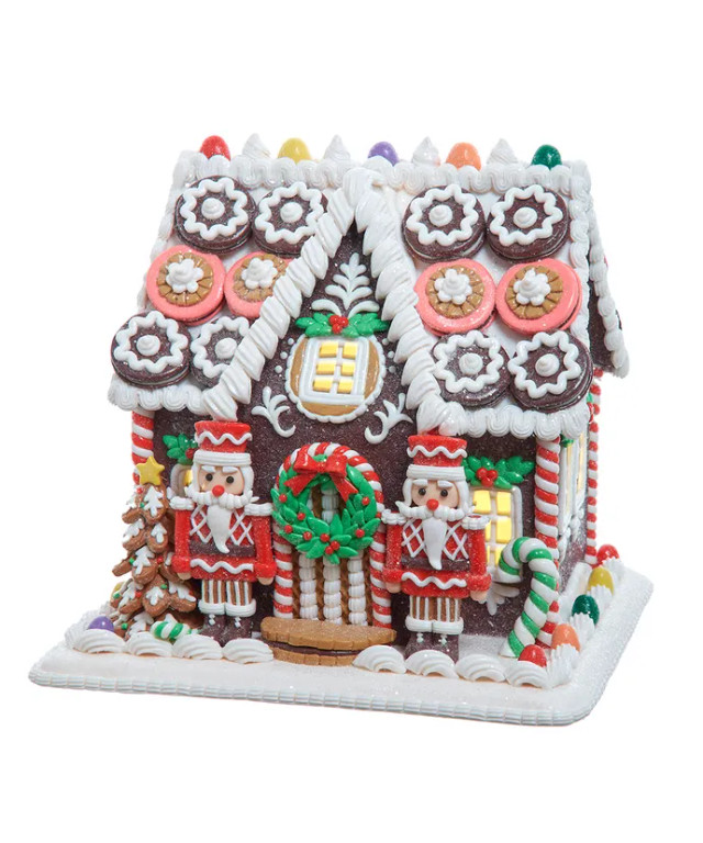 Kurt Adler 8.4" Battery Operated Light Up Gingerbread RV Food Truck ...