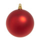Raz 3", 4", 6", or 10" Large Red Matte Ball Christmas Ornaments | Raz ...