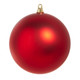 Raz 3", 4", 6", or 10" Large Red Matte Ball Christmas Ornaments | Raz ...
