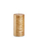 Raz Uyuni Rustic Gold Battery Operated Candle with Lighted Flickering ...
