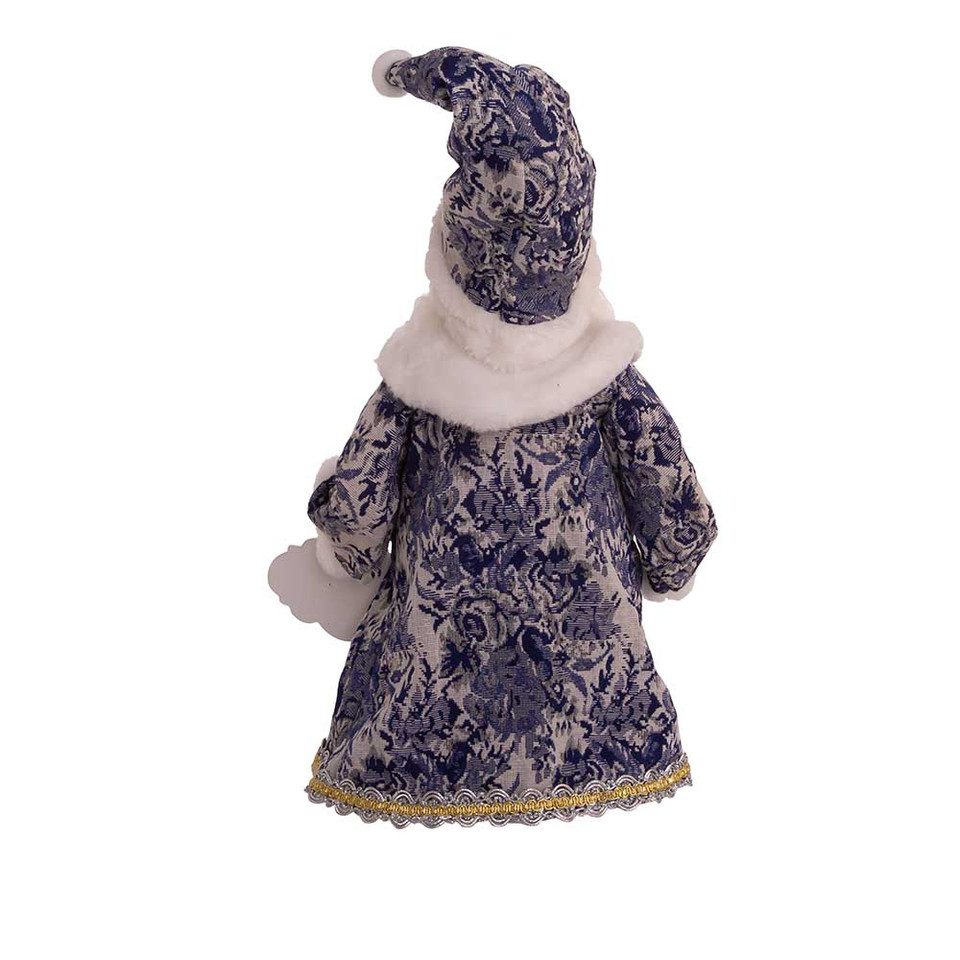 Kurt Adler 18" Blue Delft Santa Holding Sign Christmas Figure | Kurt ...