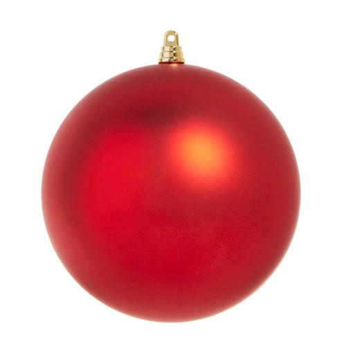 Raz 3", 4", 6", or 10" Large Red Matte Ball Christmas Ornaments | Raz ...