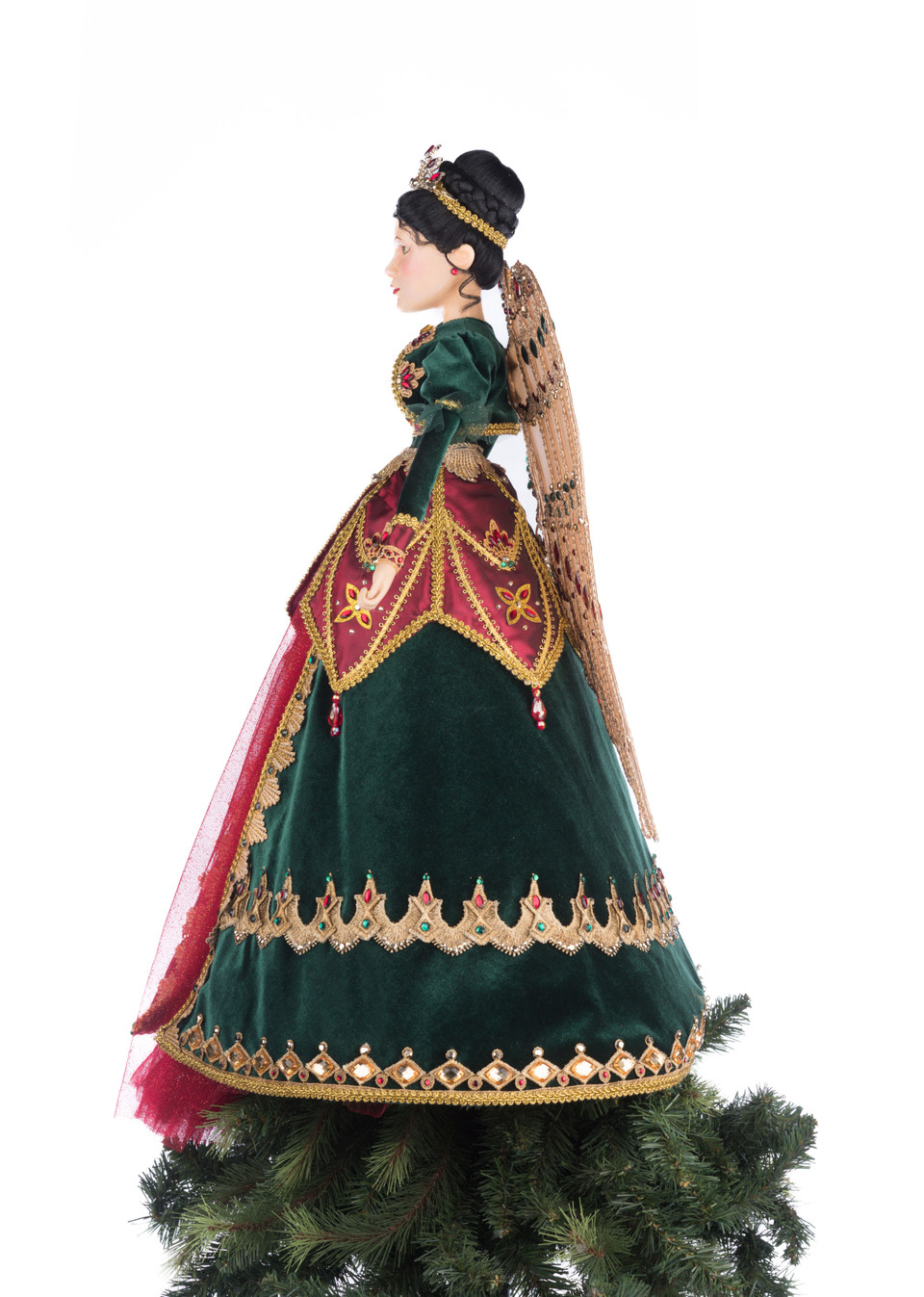 Katherine's Collection 29" Belle Noelle Angel Christmas Tree Topper ...