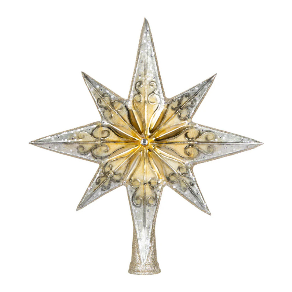 Christopher Radko Chinoiserie Elegance Santa Finial Christmas Tree ...