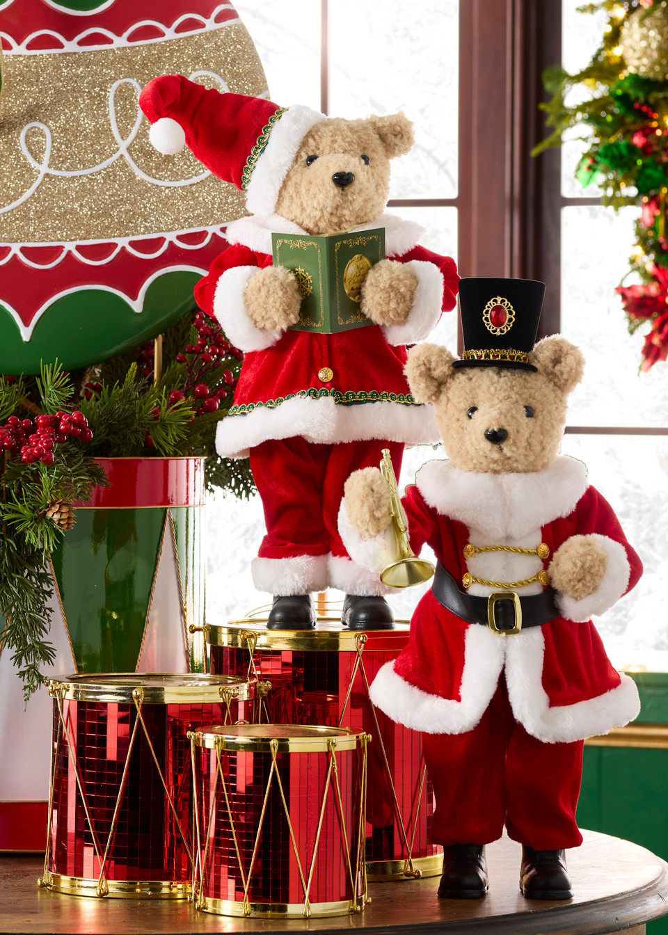 Raz 10" The Magic Of Christmas Santa and Sleigh Christmas Figure | Raz ...
