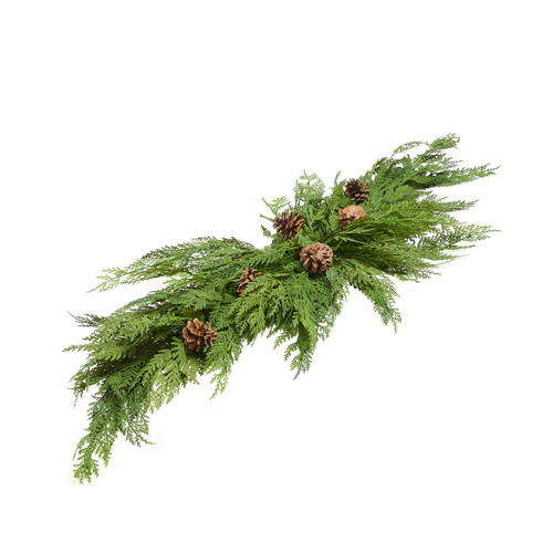 Raz 52" Cedar and Pine Swag Christmas Decoration | Raz Imports | Raz ...