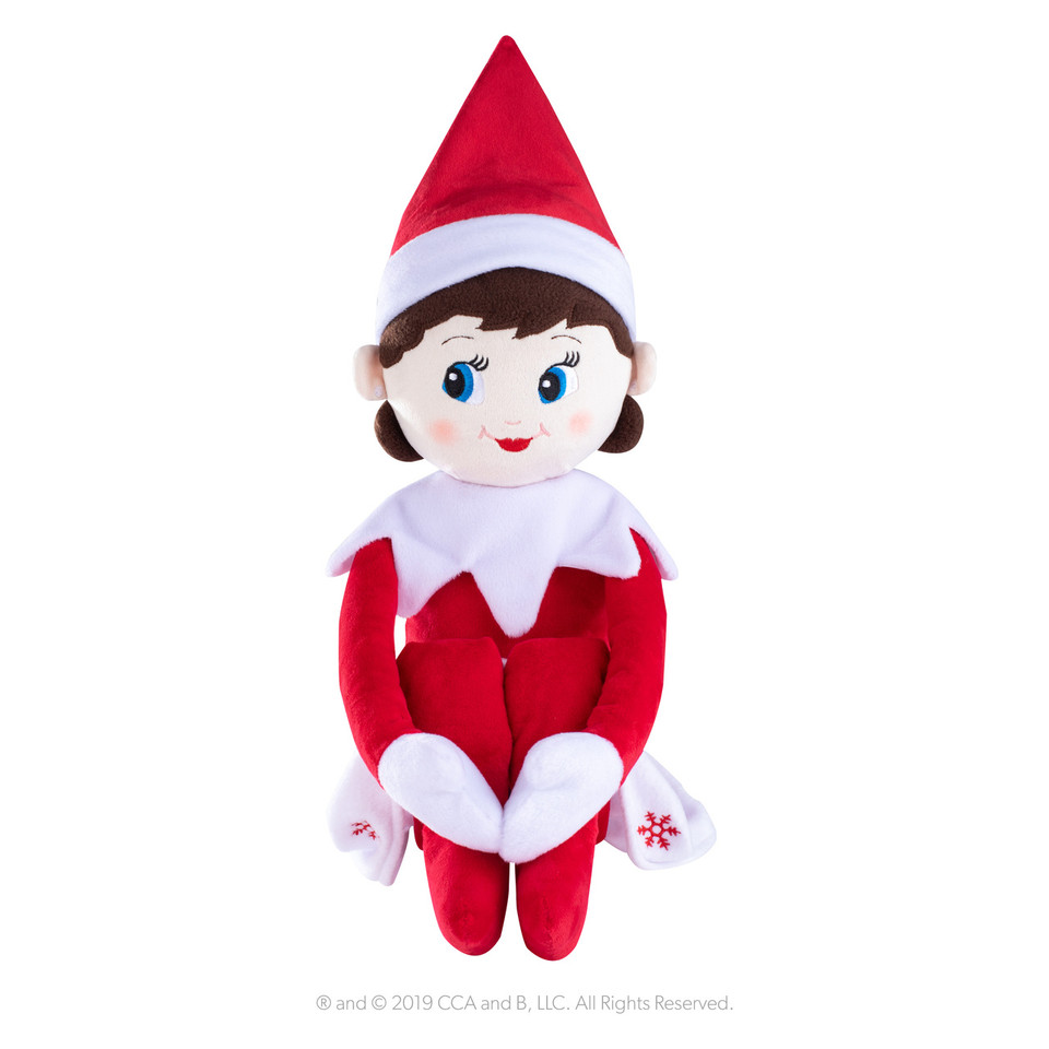 Elf On The Shelf 27" Huggable African American Girl Elf | Black Elf On ...