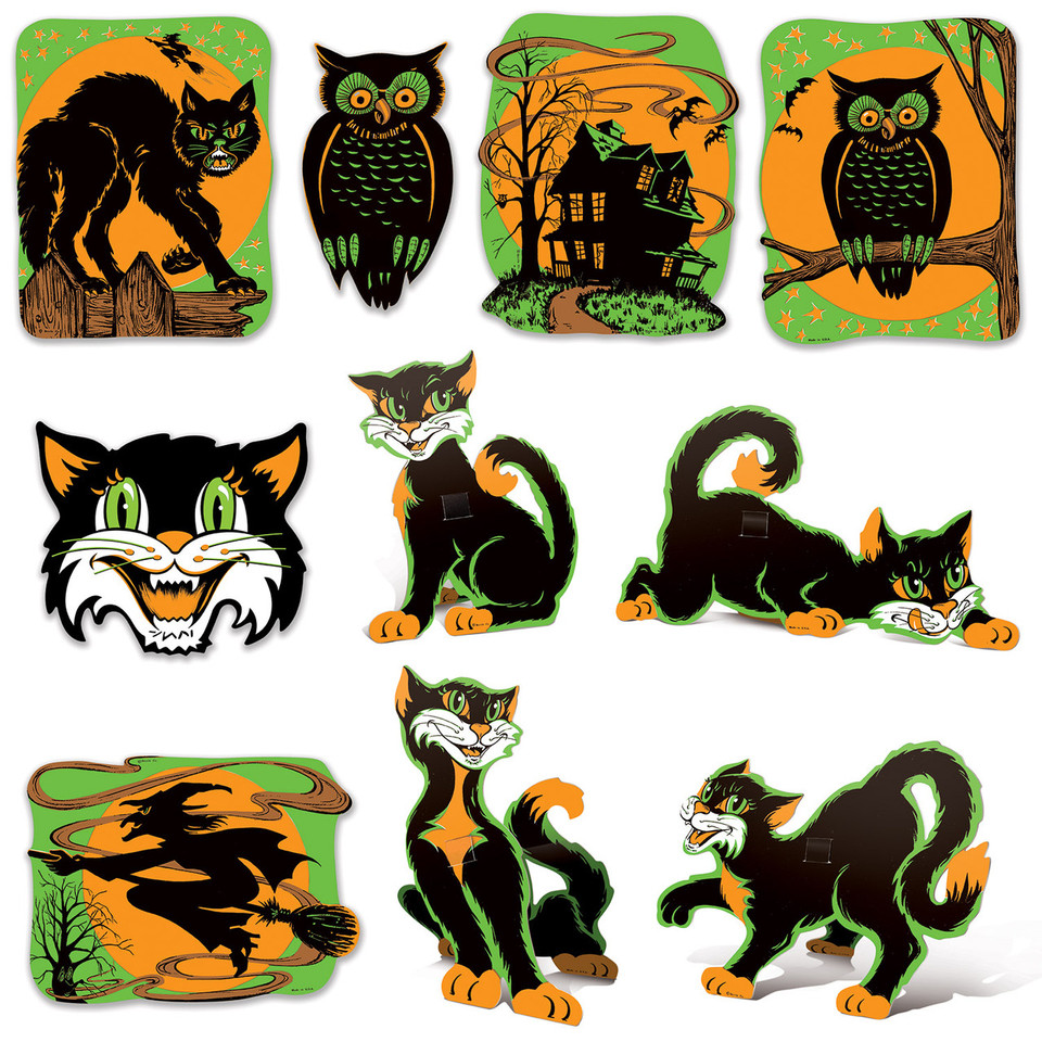 Beistle Vintage 13" Tissue Paper Candle Halloween Decoration | Beistle ...
