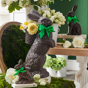 Raz Chocolate Bunny Easter Figure Decoration | Raz Imports | Raz Easter ...