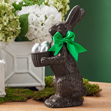 Raz 14" Chocolate Bunny with Egg Basket | Raz Imports | Raz Easter ...