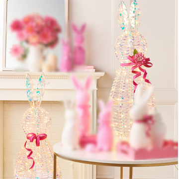 Raz 36.5" or 47" Lighted Bunny Easter Decoration | Raz Imports | Raz ...