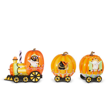Raz 6" 3 Piece Candy Halloween Train Decoration | Raz Imports | Raz ...