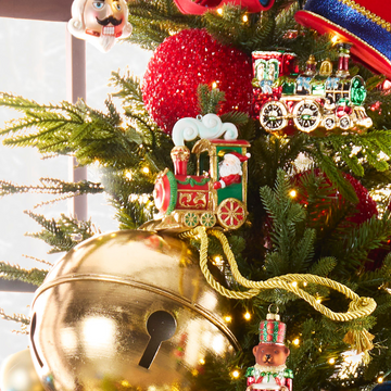 Raz 5" Santa in Train Christmas Ornament | Raz Imports | Raz Christmas ...