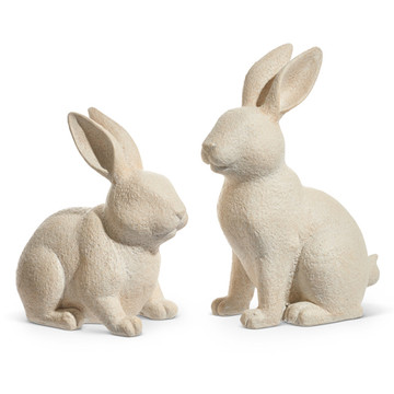Raz 8.5" White Easter Bunnies Figure | Raz Imports | Raz Easter | Raz ...