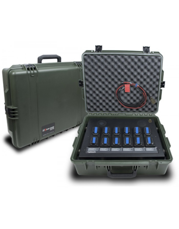 SatStation Twelve-Bay Battery Charger for IsatPhone Pro | NorthernAxcess