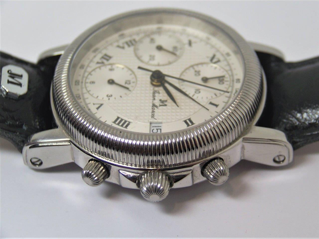 Mens S/Steel JEAN MARCEL Chronograph Automatic watch 160.134 in MINT ...