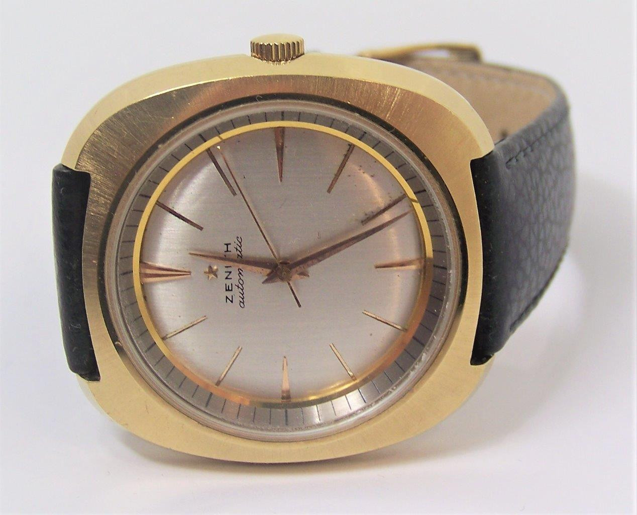 Vintage 18k Goldplated ZENITH Automatic Watch Cal 2522P c.1960s* EXLNT ...