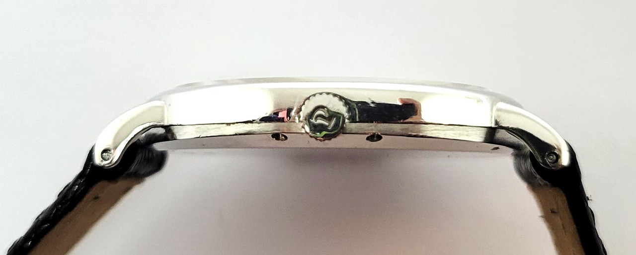 Mens 18k White Gold PIAGET Automatic Watch Ref 12502 Cal 12PC* SERVICED ...