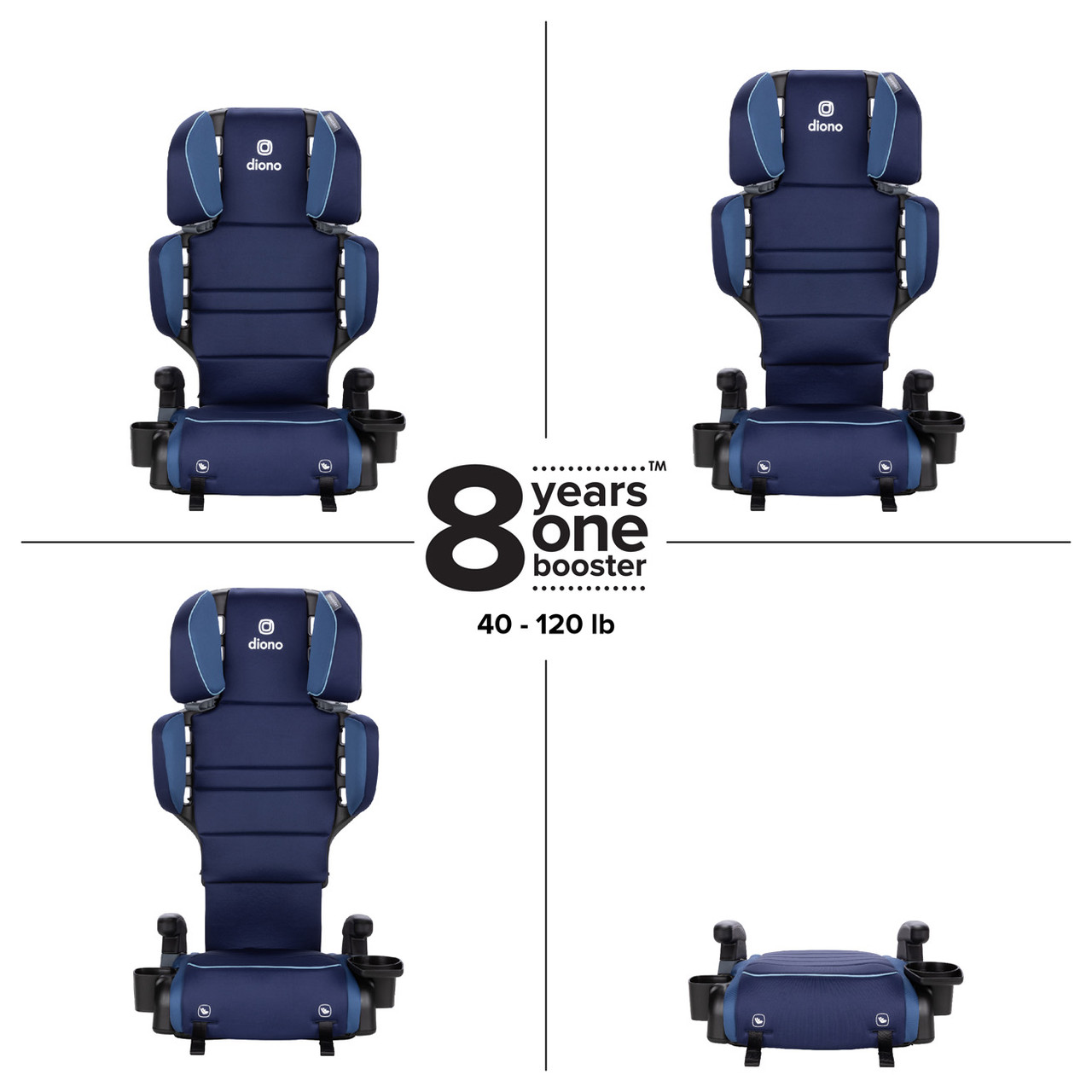Connect3® RXT 2-in-1 High-Back Booster