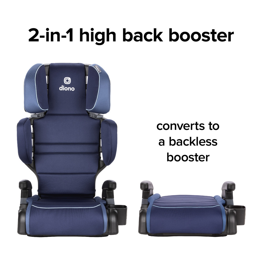 Connect3® R 2-in-1 High-Back Booster (No Latch)