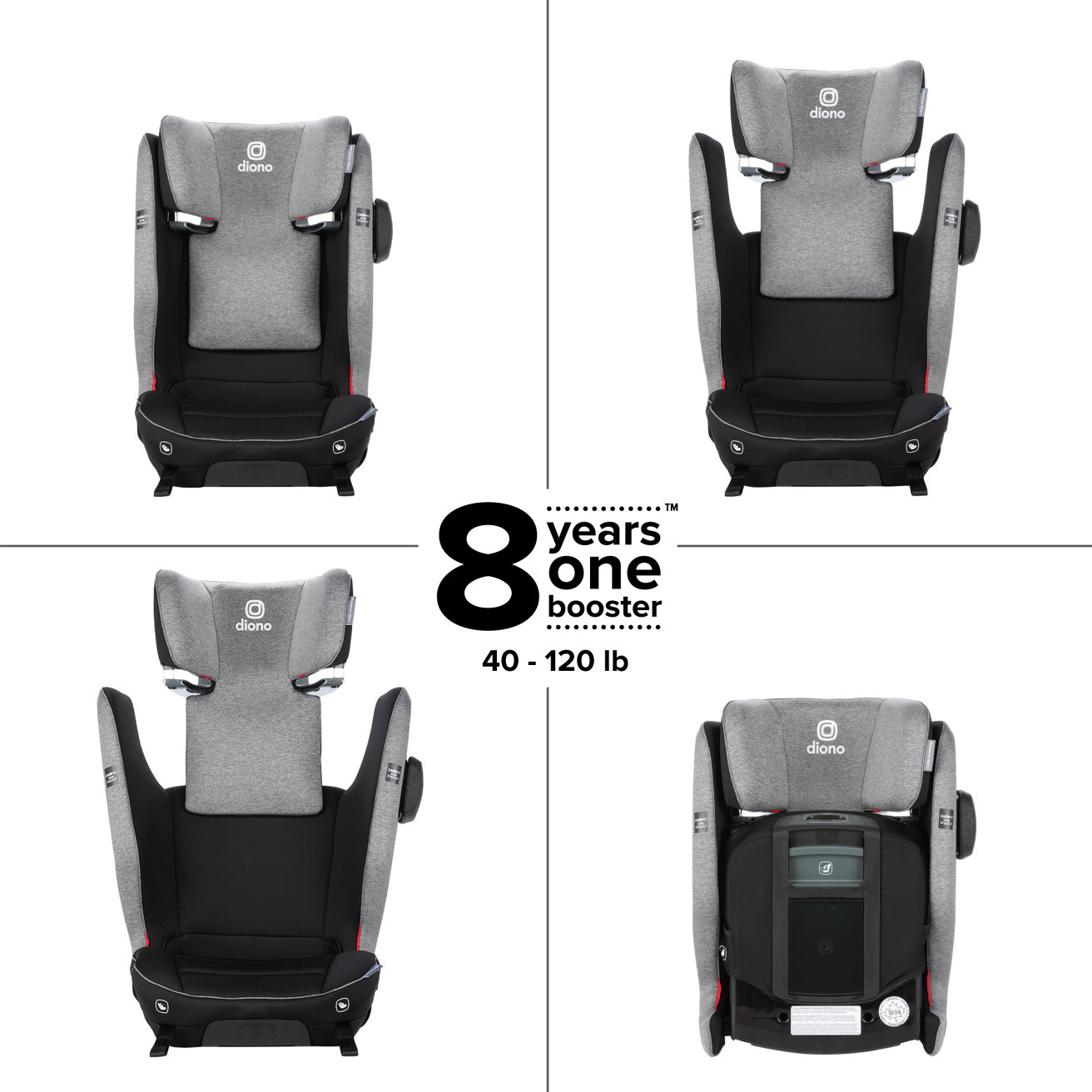 Monterey® 6DXT SafePlus® High-Back Booster