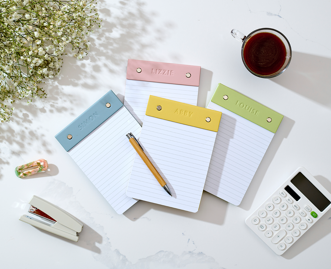 Personalised Vegan Leather Notepad