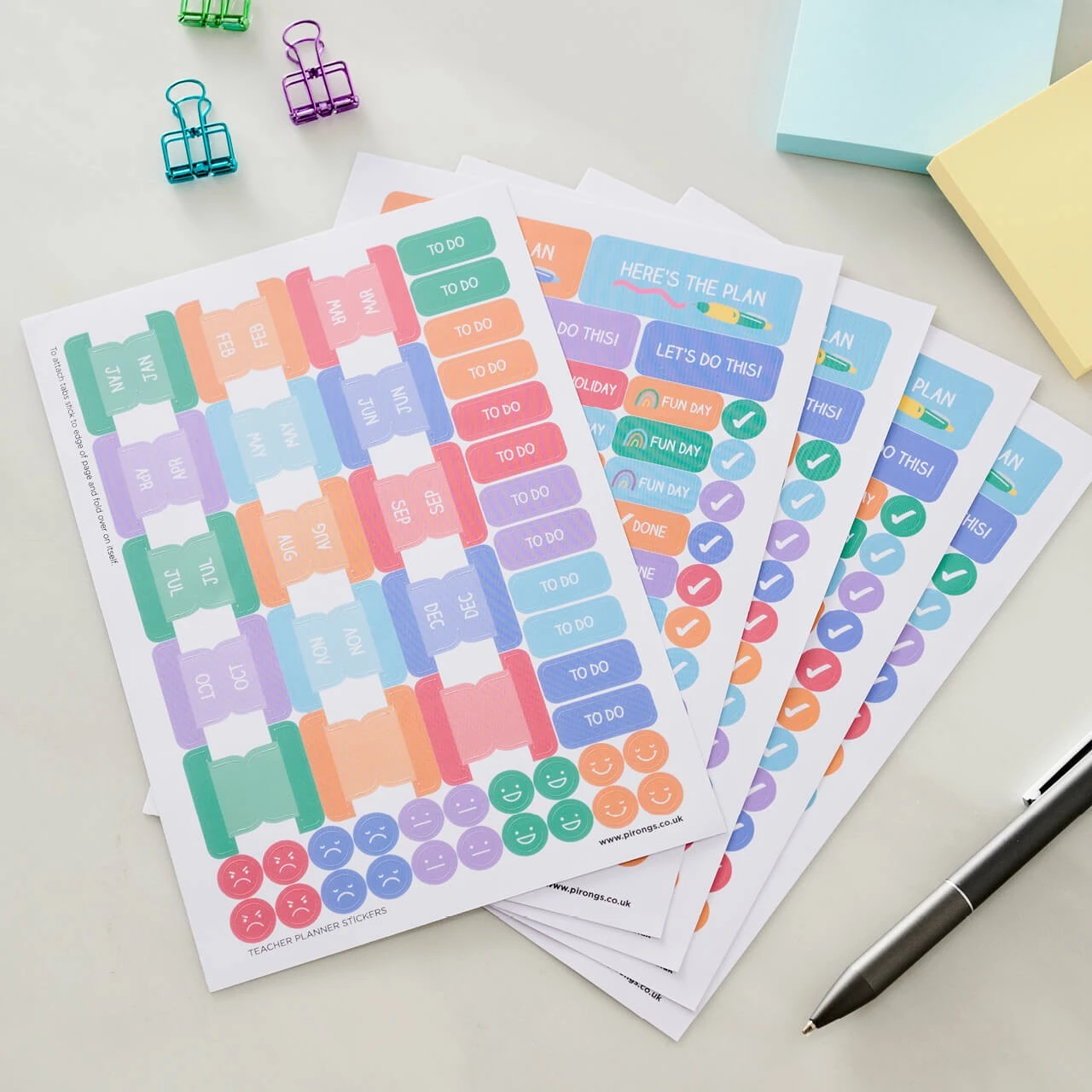 Teacher Planning Sticker Pack – Brighten Your Planner