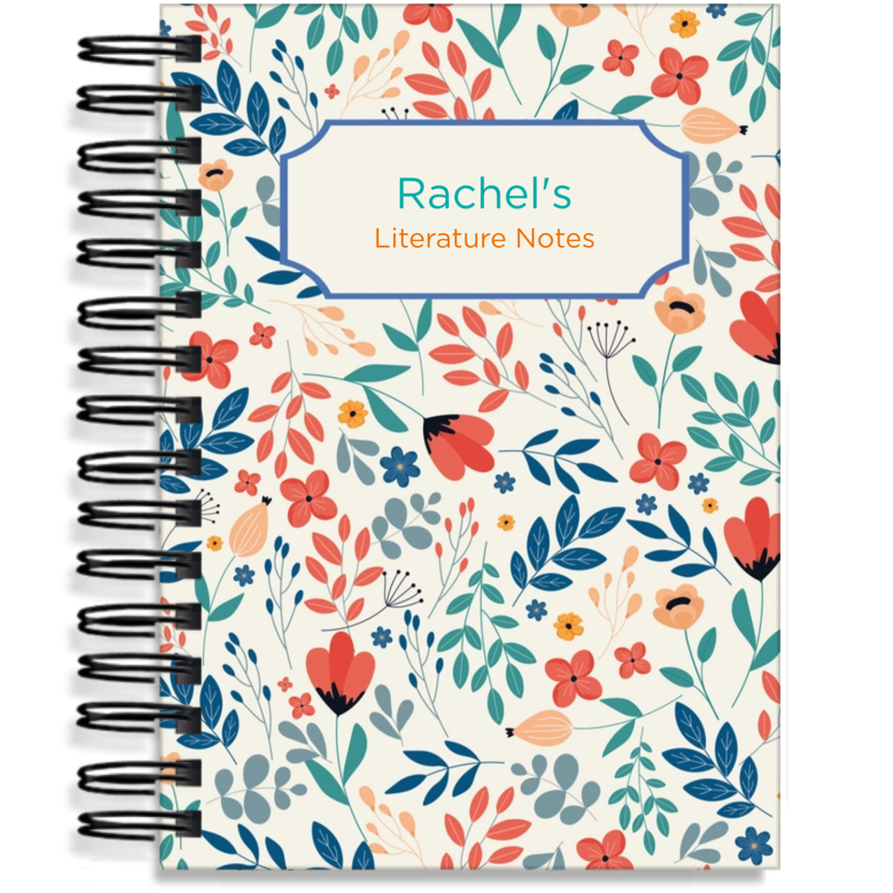 Floral Favourites Notebook – Personalised Stationery
