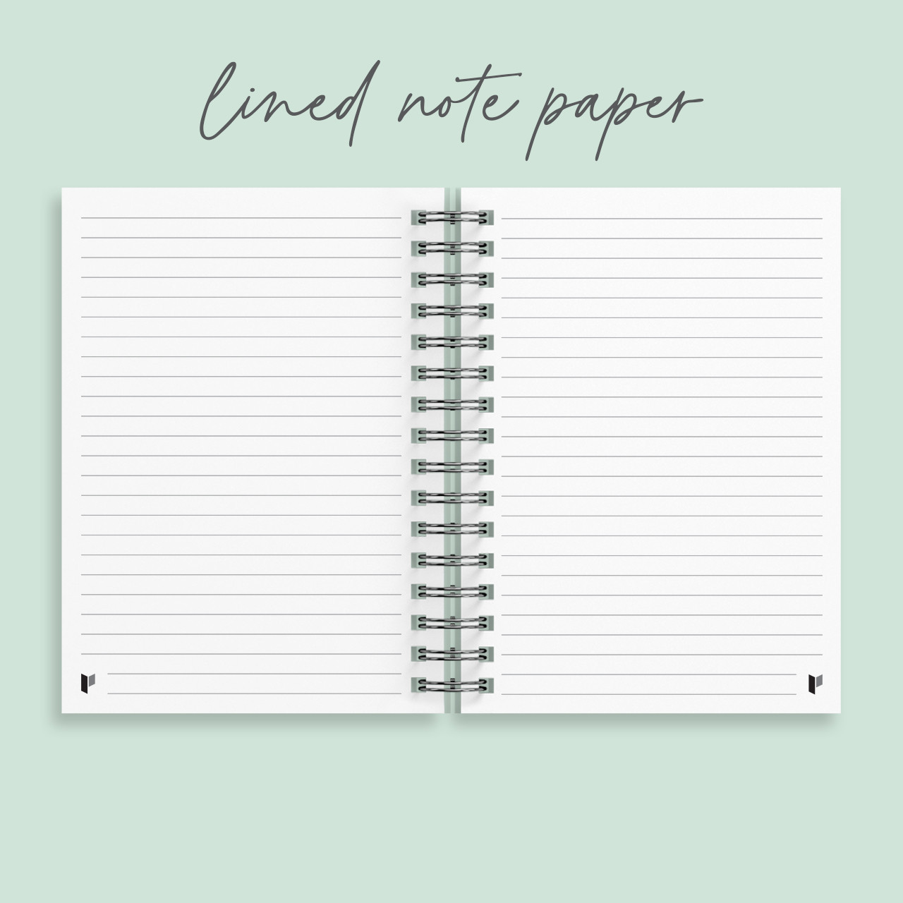 Peace & Love Designer Notebook – Customisable Pages