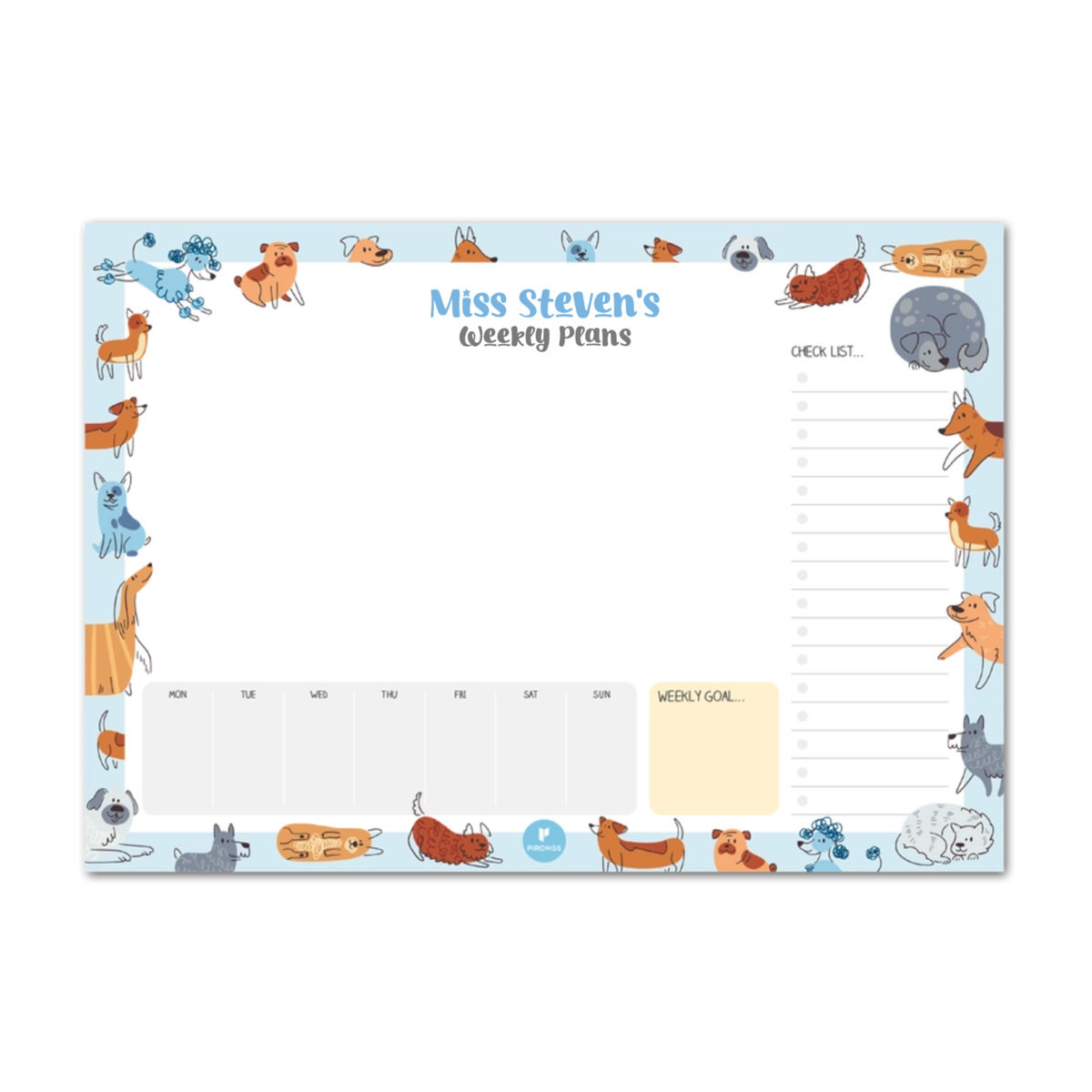 Animal Print Desk Pad – Bold & Customisable