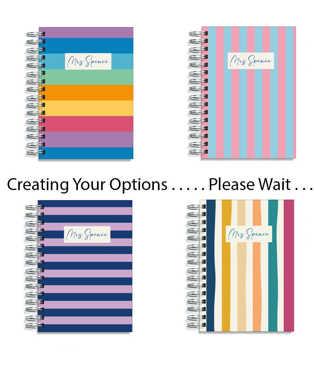 Stylish Stripes Teacher Planner | Pirongs