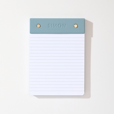 Personalised Vegan Leather Notepad | Pirongs