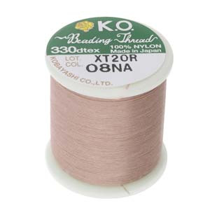 Japanese KO Beading Thread, DTEX330, NATURAL (50 metres) - Harmony ...